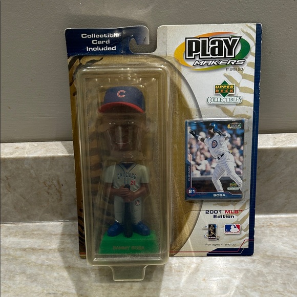 Toys | Sammy Sosa Action Figure With Card 201 Bobble Upper Deck ...
